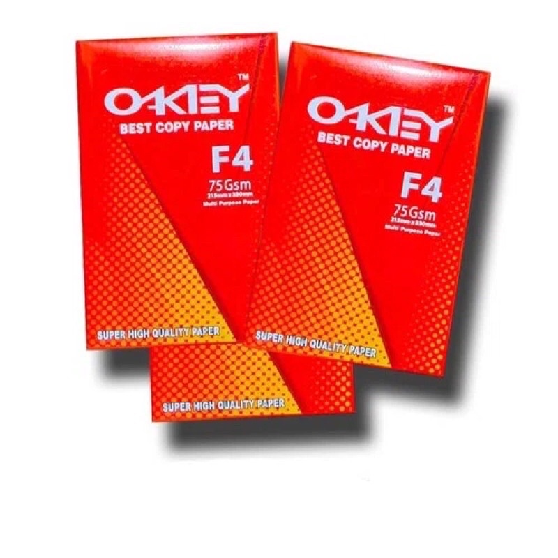 Jual Kertas Hvs F4 Okey 75 gsm / dos ( isi 5 rim) , Kertas hvs folio ...