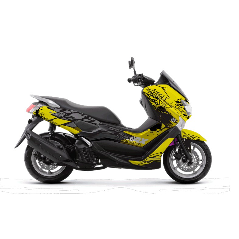 Jual decal nmax tribal kuning | Shopee Indonesia