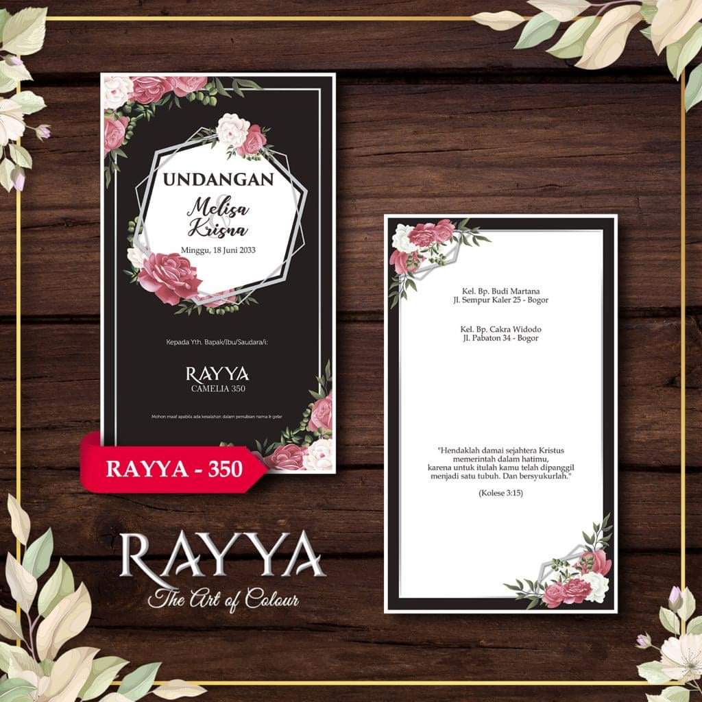 Jual Blangko Undangan Rayya 350 | Blangko Undangan | Undangan Murah ...