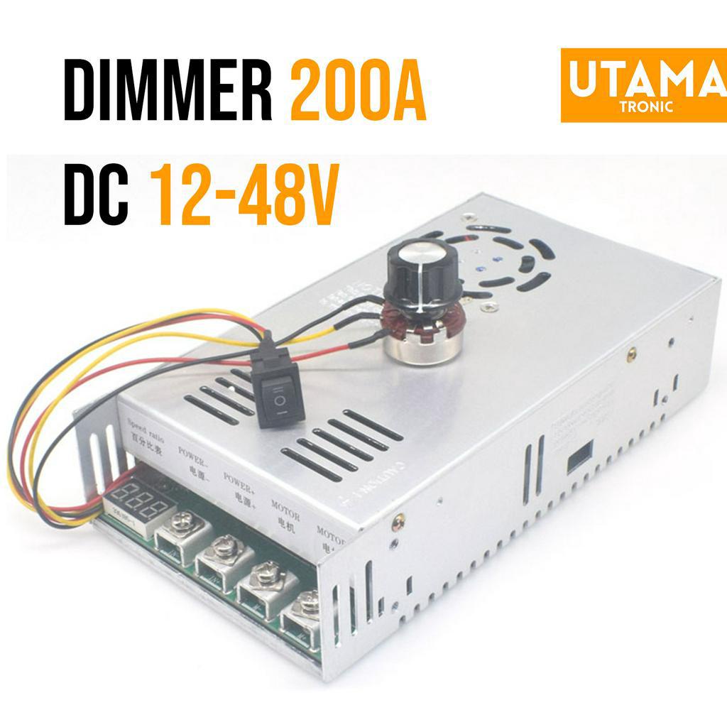 Jual Dimmer DC 200A High Power Industrial DC 12-48V (8045) | Shopee ...