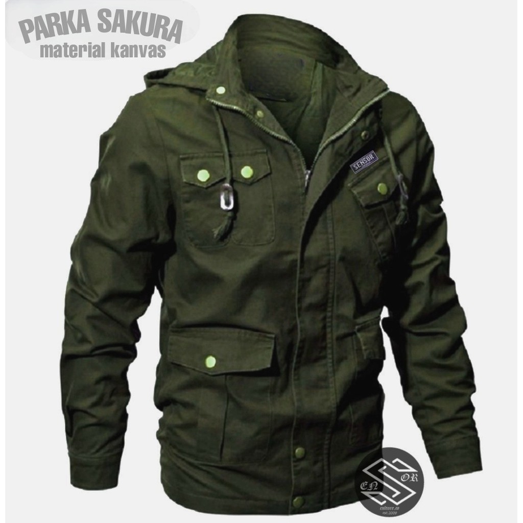 Jual Jaket Parka - Jaket Parka kanvas - Jaket Parka Sakura Tebal ...