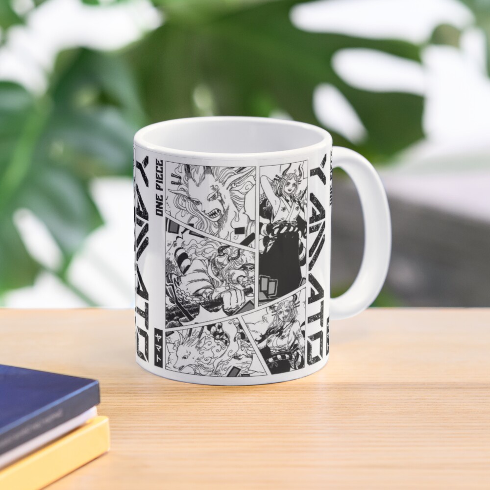 Jual Mug One Piece Yamato Manga Panel | Black and white version ...