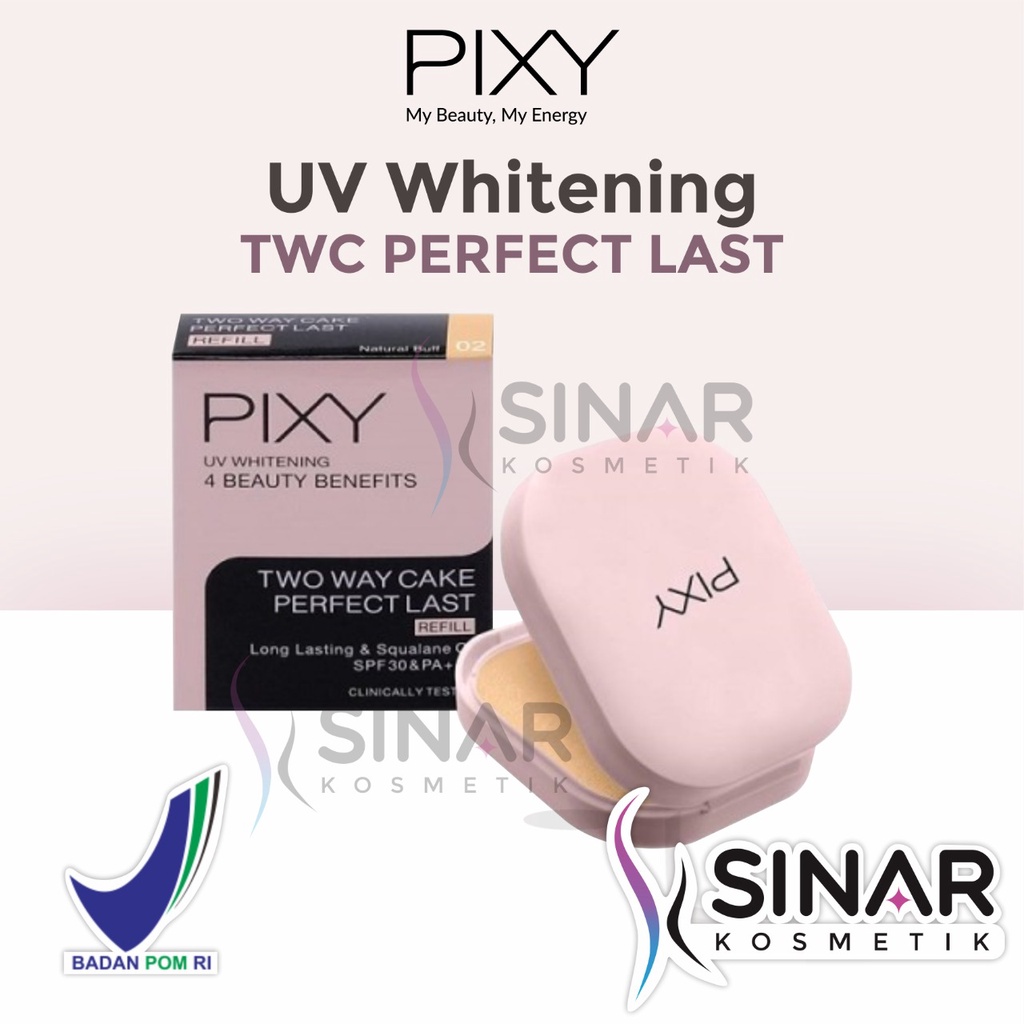 Jual PIXY (REFILL) UV Whitening Two Way Cake TWC Perfect Last | Shopee ...