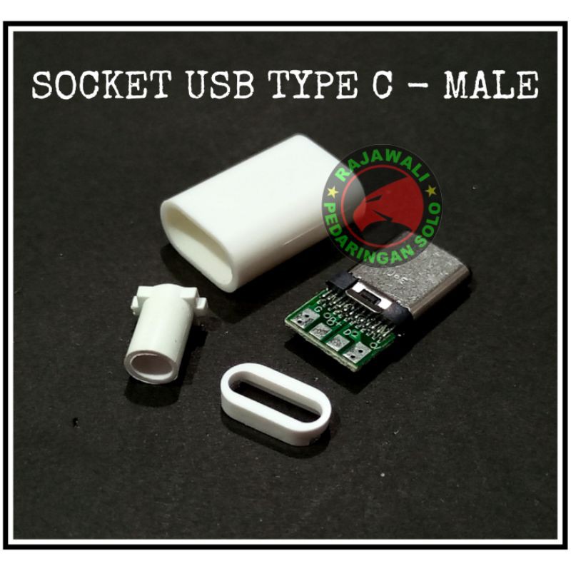 Jual SOKET USB TYPE C MALE SOCKET TIPE C TYPE C | Shopee Indonesia