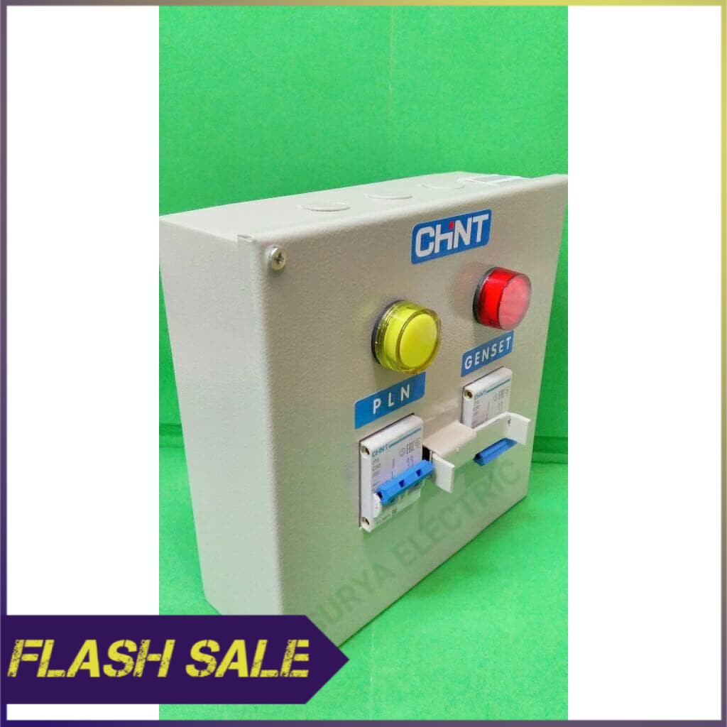 Jual panel interlock chint 2p switch handle hendel ohm saklar pln ...