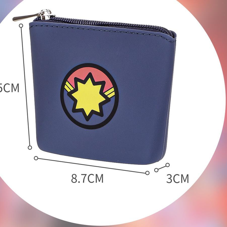 Jual MINISO MARVEL Coin Purse dompet wallet kecil Spider man/ Iron Man ...