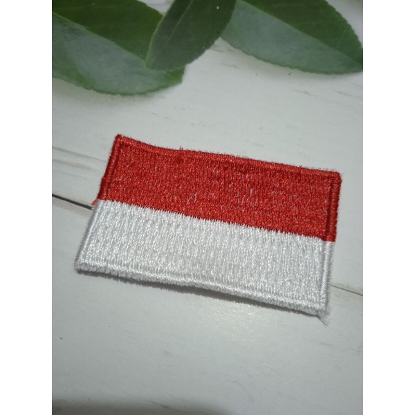 Jual badge bendera merah putih bordir | Shopee Indonesia
