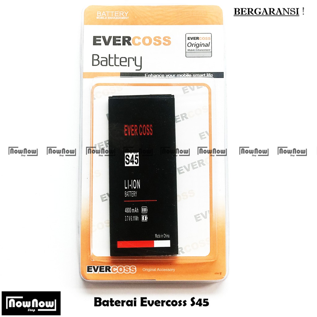 Jual Baterai Evercoss S45 Face Unlock 4G LTE / S45B Xtream 1 Original Double Power Batre Batrai ...