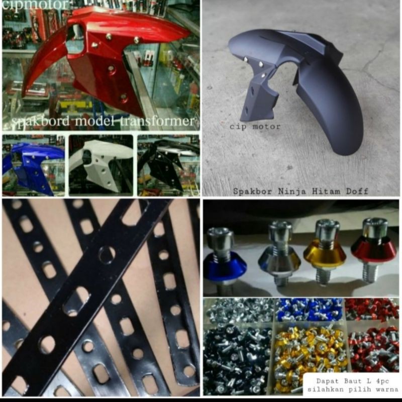 Jual Spakbor Ninja Transformer Vixion Byson Verza CB Tiger King GSX ...