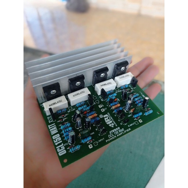 Jual Driver power 150 Watt stereo + transistor final atau power 150 ...