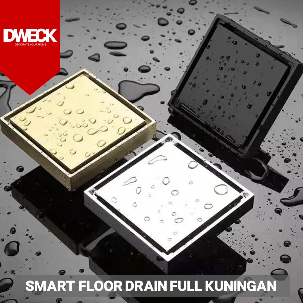 Jual Smart Floor Drain Full Kuningan Brass | Shopee Indonesia