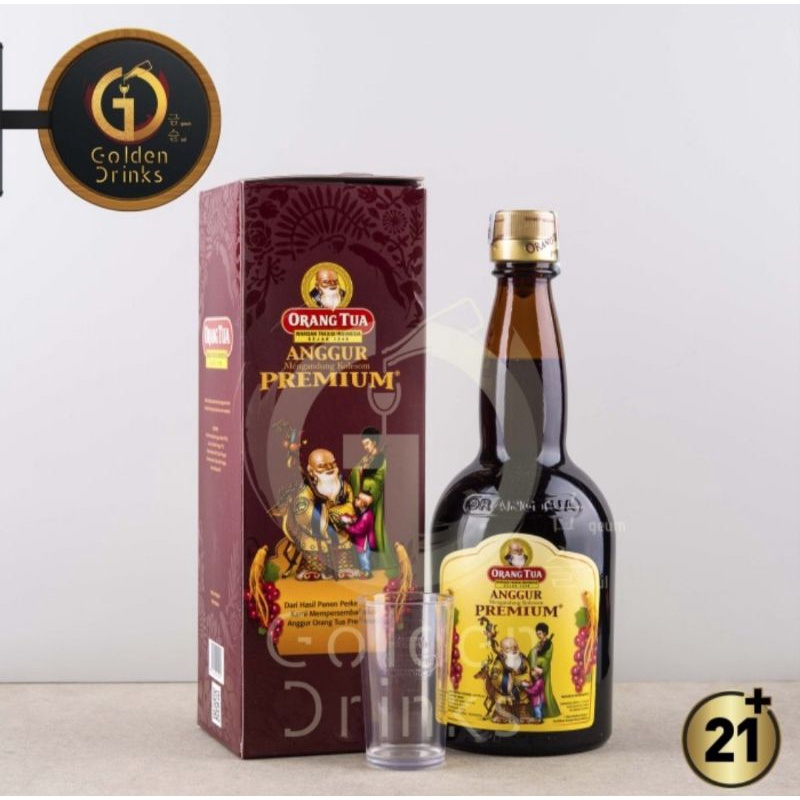 Jual Anggur Merah Premium Cap Orang Tua 500ml | Shopee Indonesia