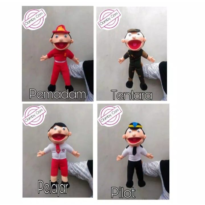 Jual Boneka Tangan Muppet Karakter Profesi | Boneka Edukasi | Boneka ...