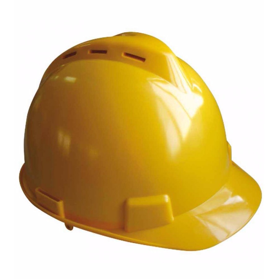 Jual Helm Safety Krisbow Warna Kuning (Vented) KW1000442 | Shopee Indonesia