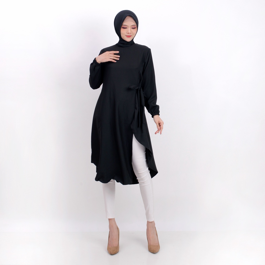 Jual Long tunik wanita tunik Fashion Hijab Wanita 807 Mrs2 | Shopee Indonesia