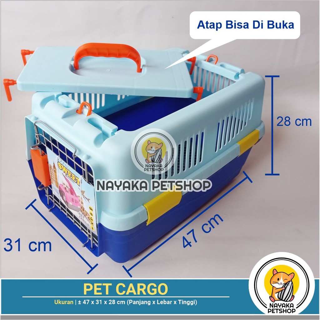 Jual Pet Cargo Kucing Murah Pet Carrier Besar Travel Musang | Shopee ...