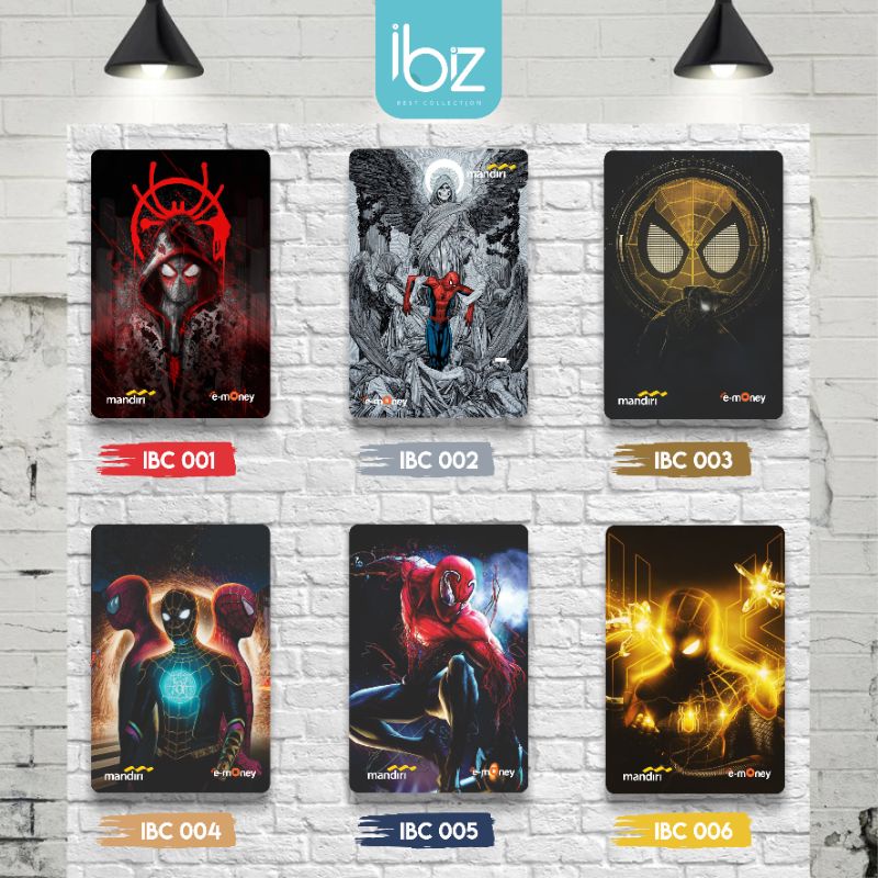 Jual Custom Emoney Spiderman edition - BCA Flazz Gen2 - Emoney Mandiri - BRI Brizzi - BNI ...