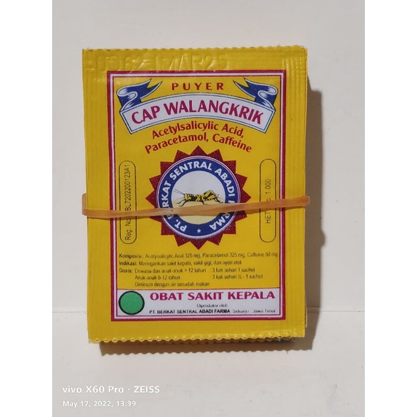 Jual Puyer Cap WALANGKRIK 1 renteng @ 12 sachet | Shopee Indonesia