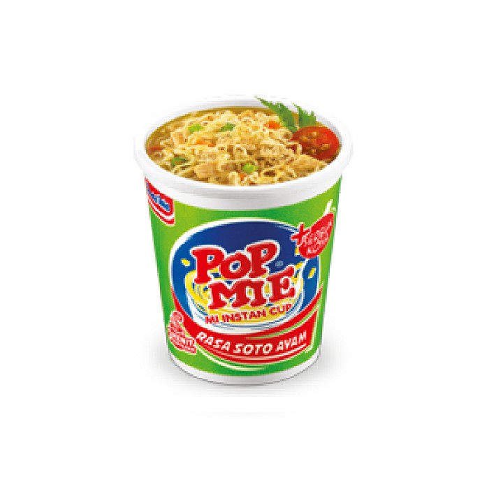 Jual POP MIE INSTAN CUP RASA SOTO AYAM 75GR//HARVESTMART | Shopee Indonesia