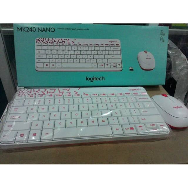Jual Logitech Wireless Combo MK240 Nano Original MK 240 Resmi | Shopee ...