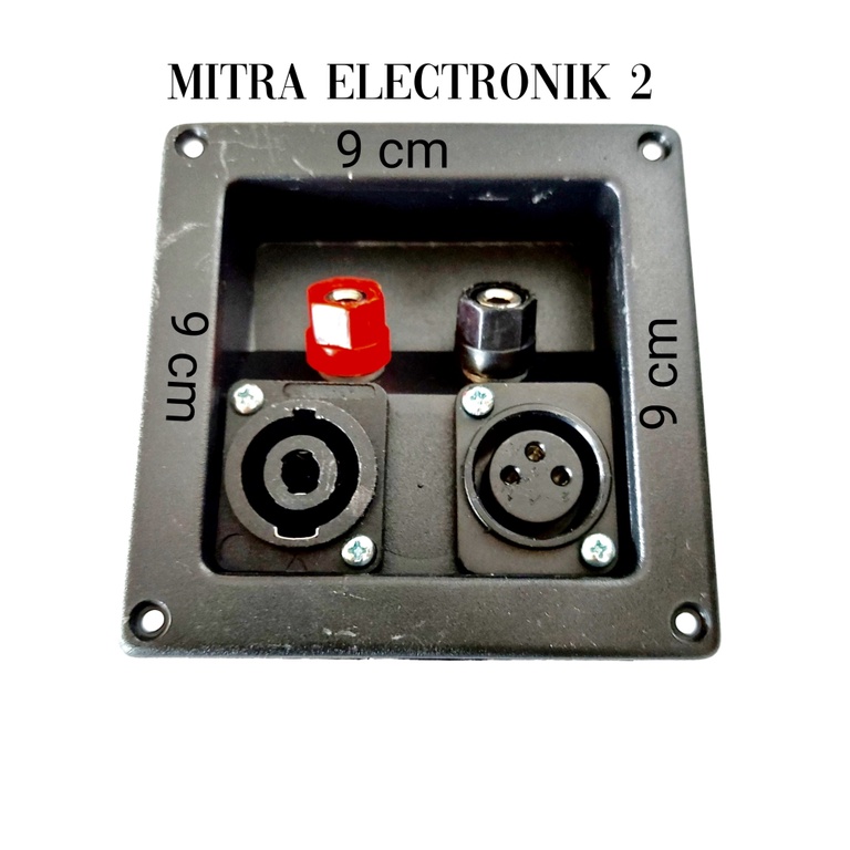 Jual TERMINAL BOX SPEAKER PLUS BINDING POS PLUS SOKET SPICON DAN SOKET ...