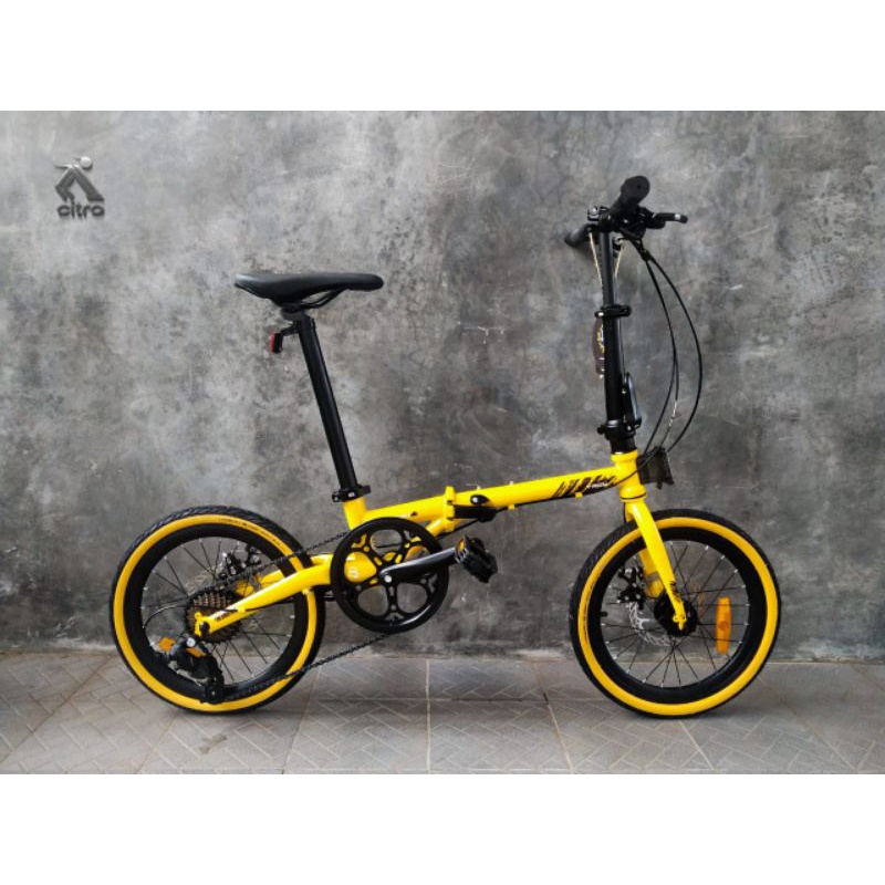 Jual SEPEDA LIPAT ELEMENT TROY X 8 SPEED 2022 TERBARU FOLDING BIKE | Shopee Indonesia