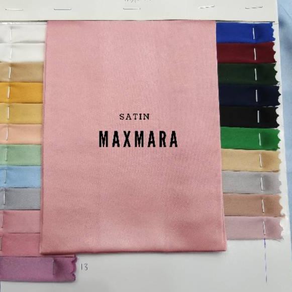 Jual REAL PICT! PROMO SATIN MAXMARA SILK 100% ORI / HARGA PER 0.5 METER | Shopee Indonesia