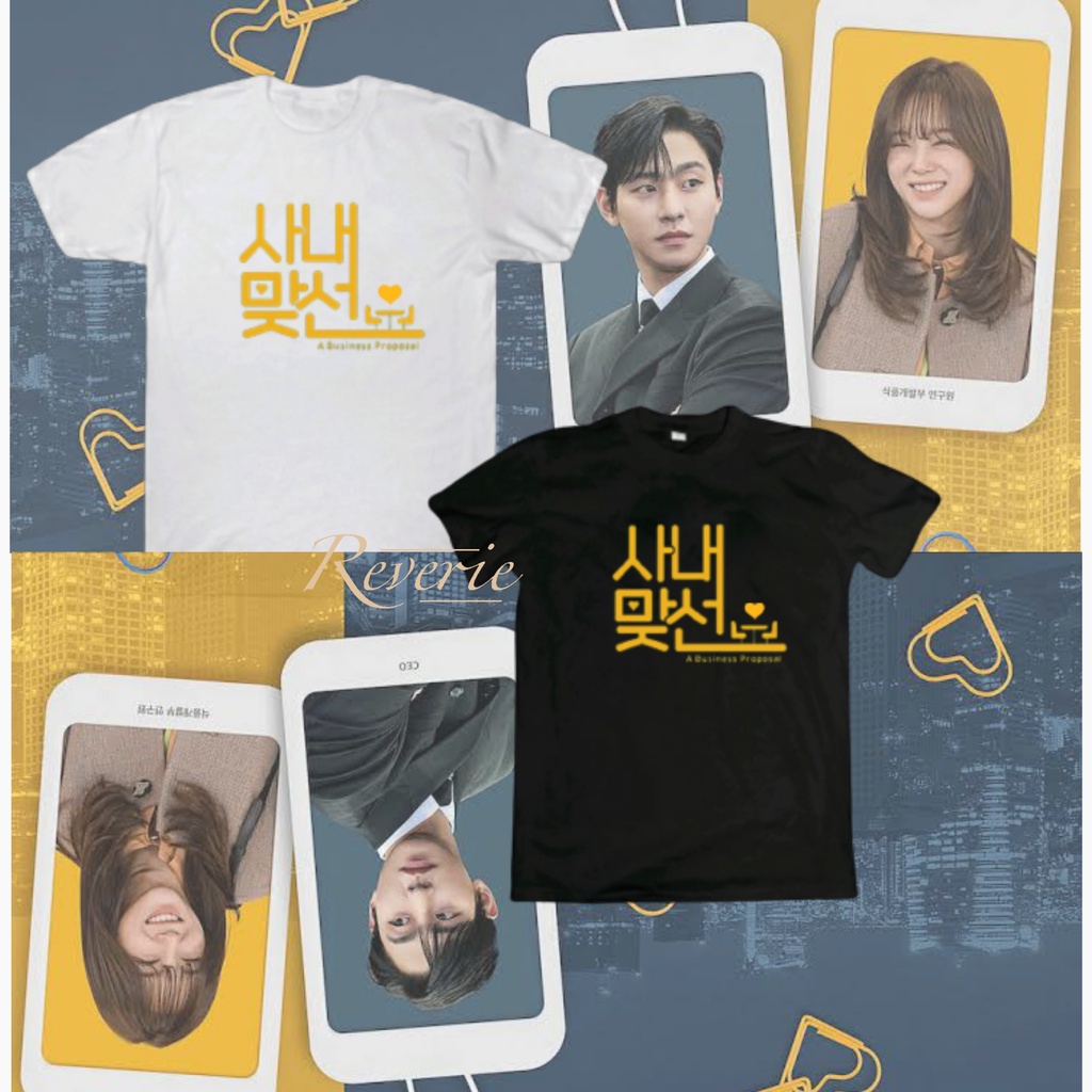 Jual BAJU KAOS BUSINESS PROPOSAL HANGUL SHIN HA RI KANG TAE MOO TSHIRT ...