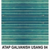 Jual Kertas Tekstur Bahan Atap 04 Maket Diorama - Motif Atap Seng ...