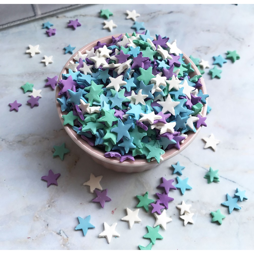 Jual Gumpaste hiasan kue sprinkle bintang | Shopee Indonesia