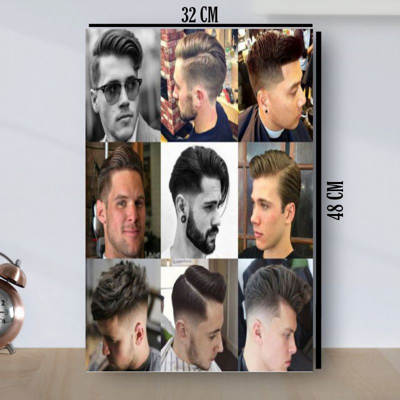 Jual POSTER MODEL RAMBUT CLASSIC ART PAPER A3+ | Shopee Indonesia