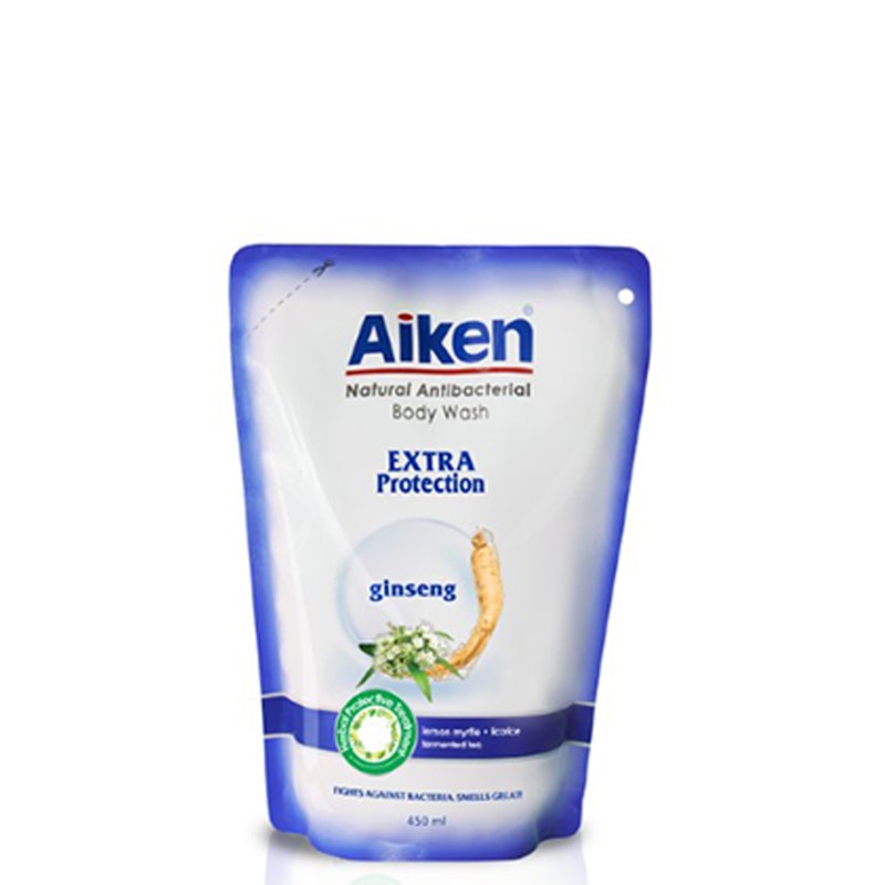 Jual Aiken Sabun Mandi Cair Ginseng 450ml | Shopee Indonesia