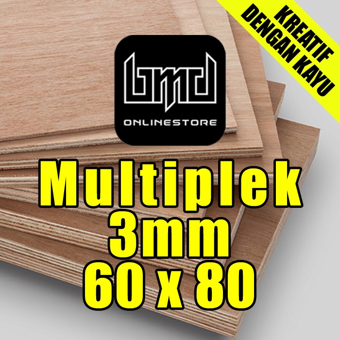 Jual Triplek /Multiplek 3mm ( 60x80 )cm | Shopee Indonesia