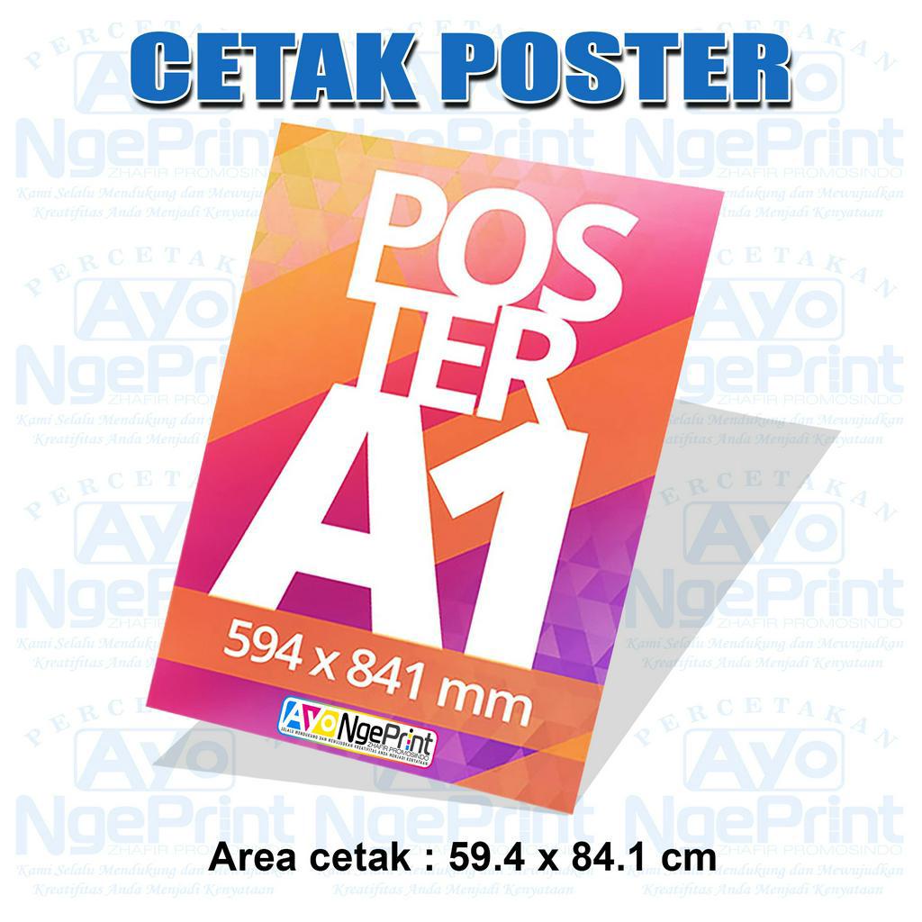 Jual Cetak Print Kertas Poster / Foto-foto / Ploter Denah Peta Ukuran ...