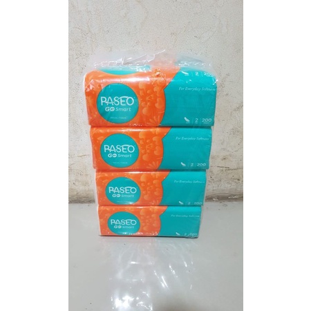 Jual Satu Paket Tissue Paseo 200 shet(isi 4 Pcs) | Shopee Indonesia