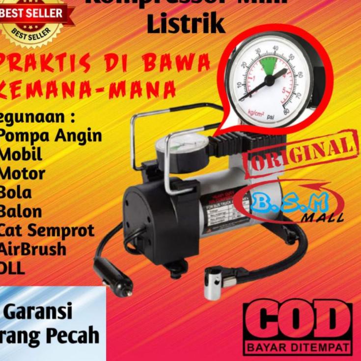 Jual [SN444] Kompresor mini Pompa Ban Listrik Kompressor mini Air ...