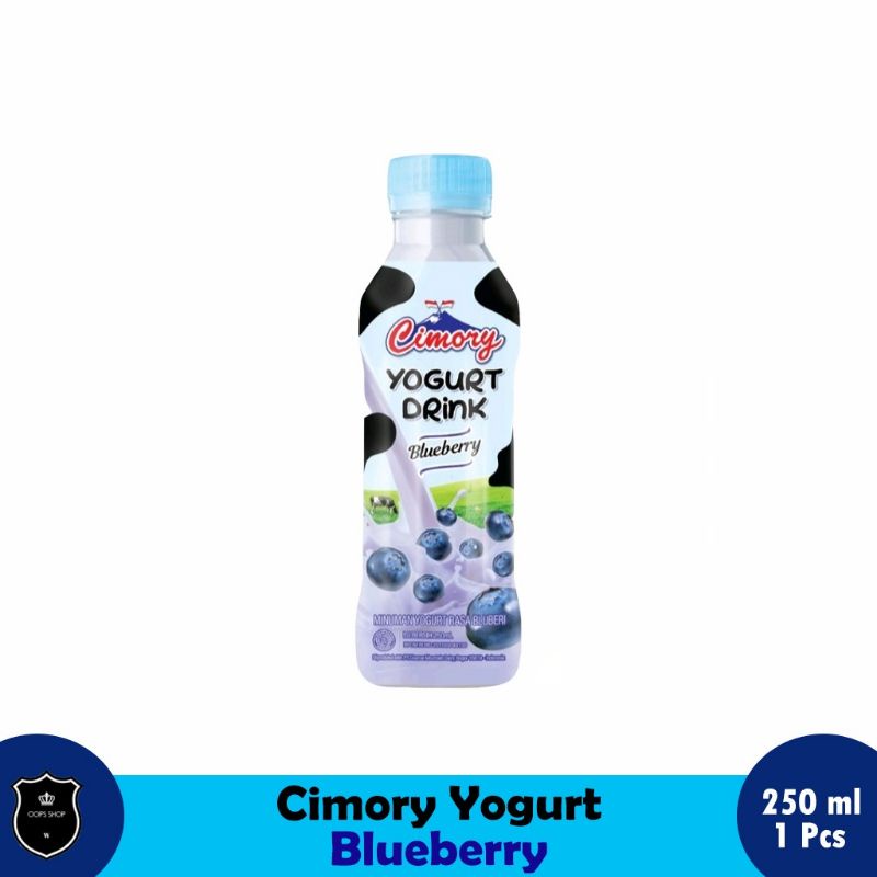 Jual oopsshop | Cimory Yogurt Drink Rasa Blueberry 240ml | Shopee Indonesia