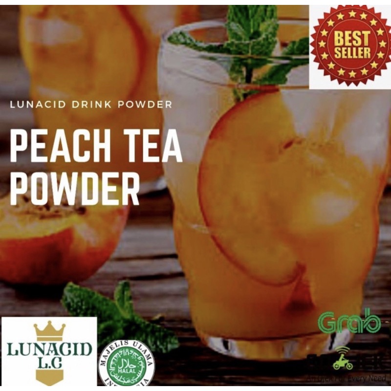 Jual Bubuk Minuman Rasa Peach Tea 1 Kg / Peach Tea Powder / Bubuk Peach ...