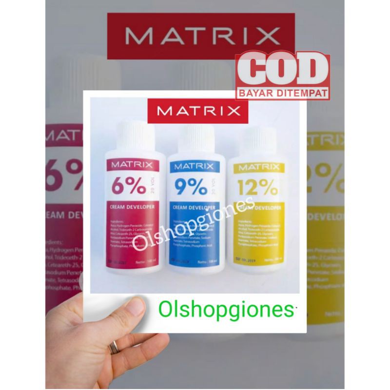 Jual Matrix oxydant developer mini 100ml Campuran cat warna rambut ...