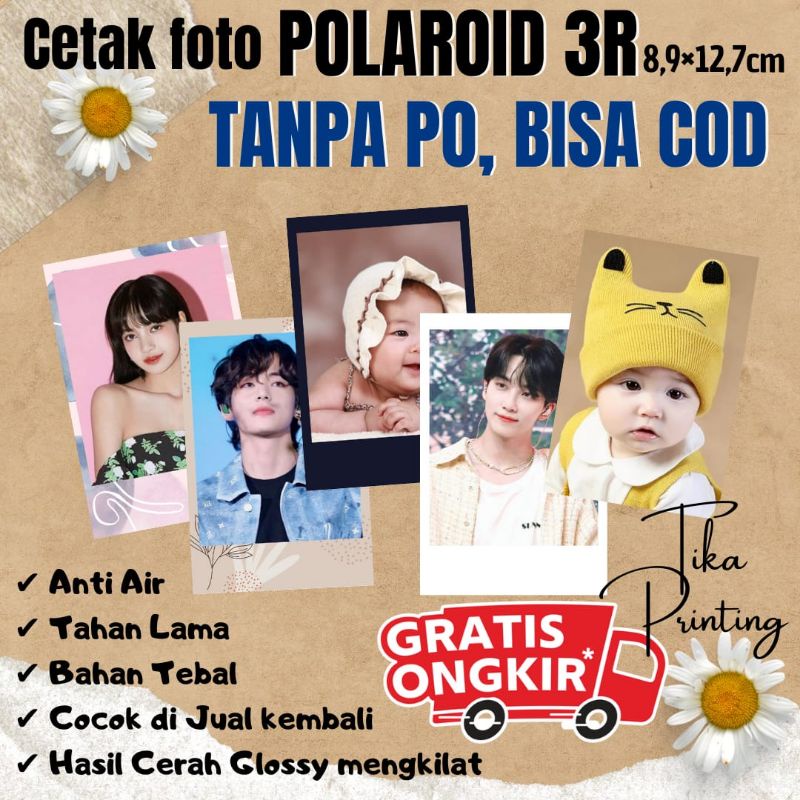 Jual CETAK FOTO 3R POLAROID MURAH HARGA SATUAN BEBAS REQUEST BACKGROUND ...