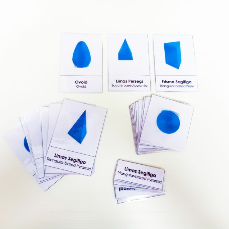 Jual 3 PART CARDS GEOMETRIC SOLID | Shopee Indonesia
