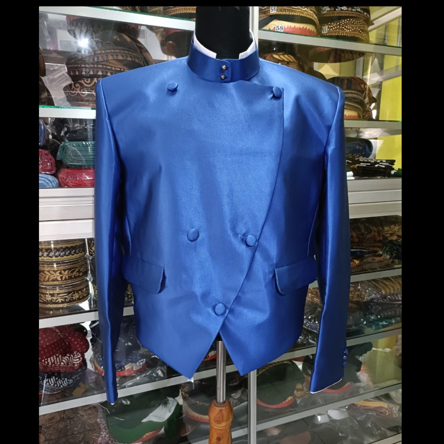 Jual Pakaian Jas Beskap Jawa Model Alusan Lapis Puring Busana | Shopee ...