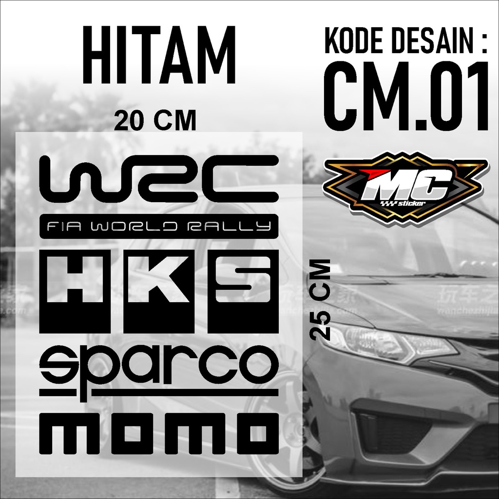 Jual MC Cutting Sticker CM 01 - Stiker Cutting Sticker Mobil Lis Strip ...
