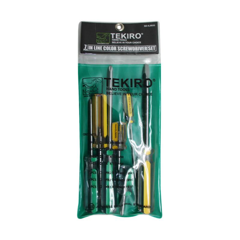 Jual Obeng Kristal Set Tekiro 7 in 1 - In Line Screwdriver Set 7 pcs ...