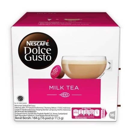 Jual Capsule NDG Nescafe Dolce Gusto MIlk Tea 1 Box Original Nestle ...