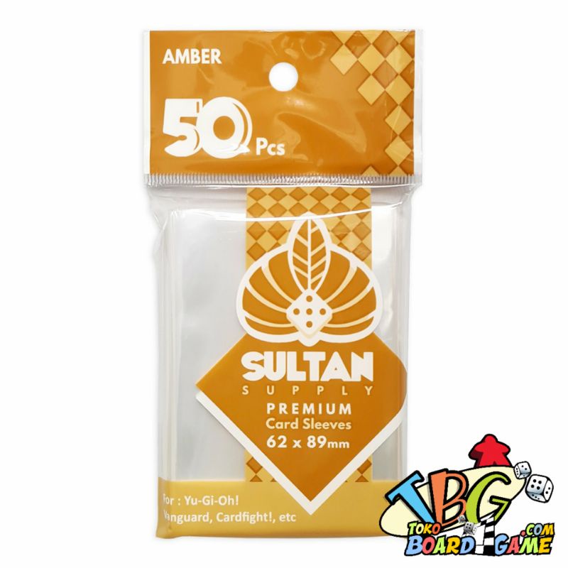 Jual Sultan Supply Premium Japanese Card Sleeves 62x89 mm ( Amber ...