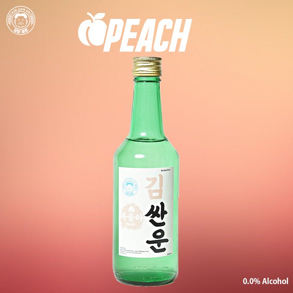 Jual Soju Halal Rasa Peach Kim JJan Un (Sparkling Water) | Shopee Indonesia