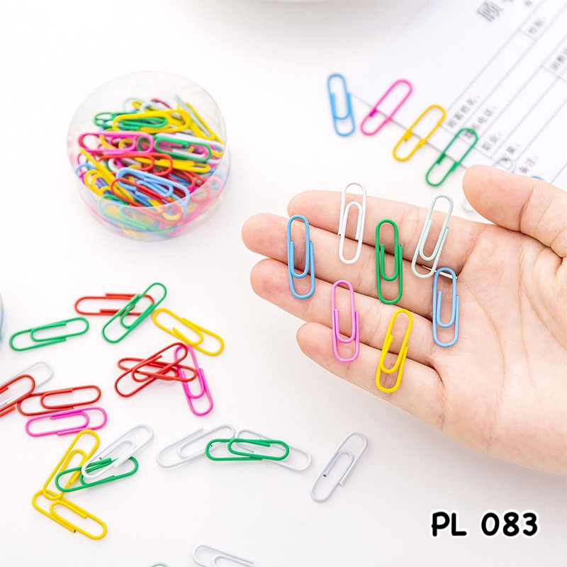 Jual PL 083 | PAPER CLIP WARNA WARNI | 50 pcs | Shopee Indonesia