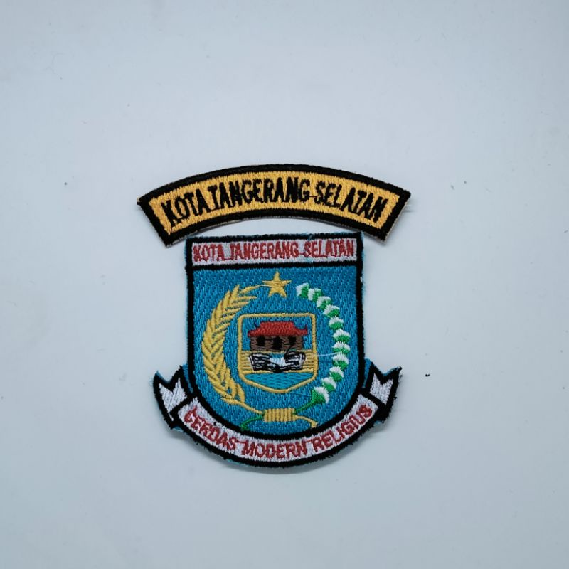 Jual Logo Bordir Kota Tangerang Selatan / Logo Kota Tangerang Selatan ...