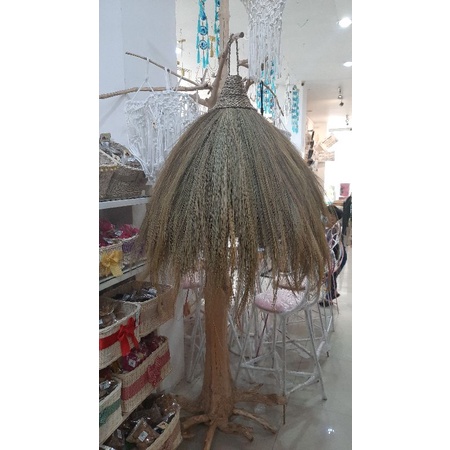 Jual KAP LAMPU RUMBAI BAMBU ROTAN AESTETIC CAFE RESTORAN TAMAN | Shopee ...